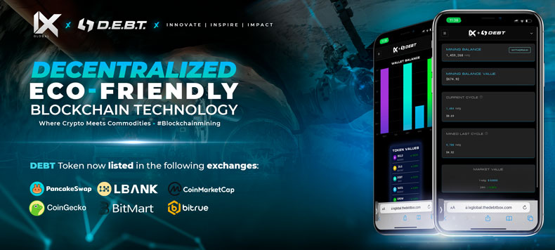 DEBT Token Listed On Multiple Global Digital Asset Exchanges - Direct ...